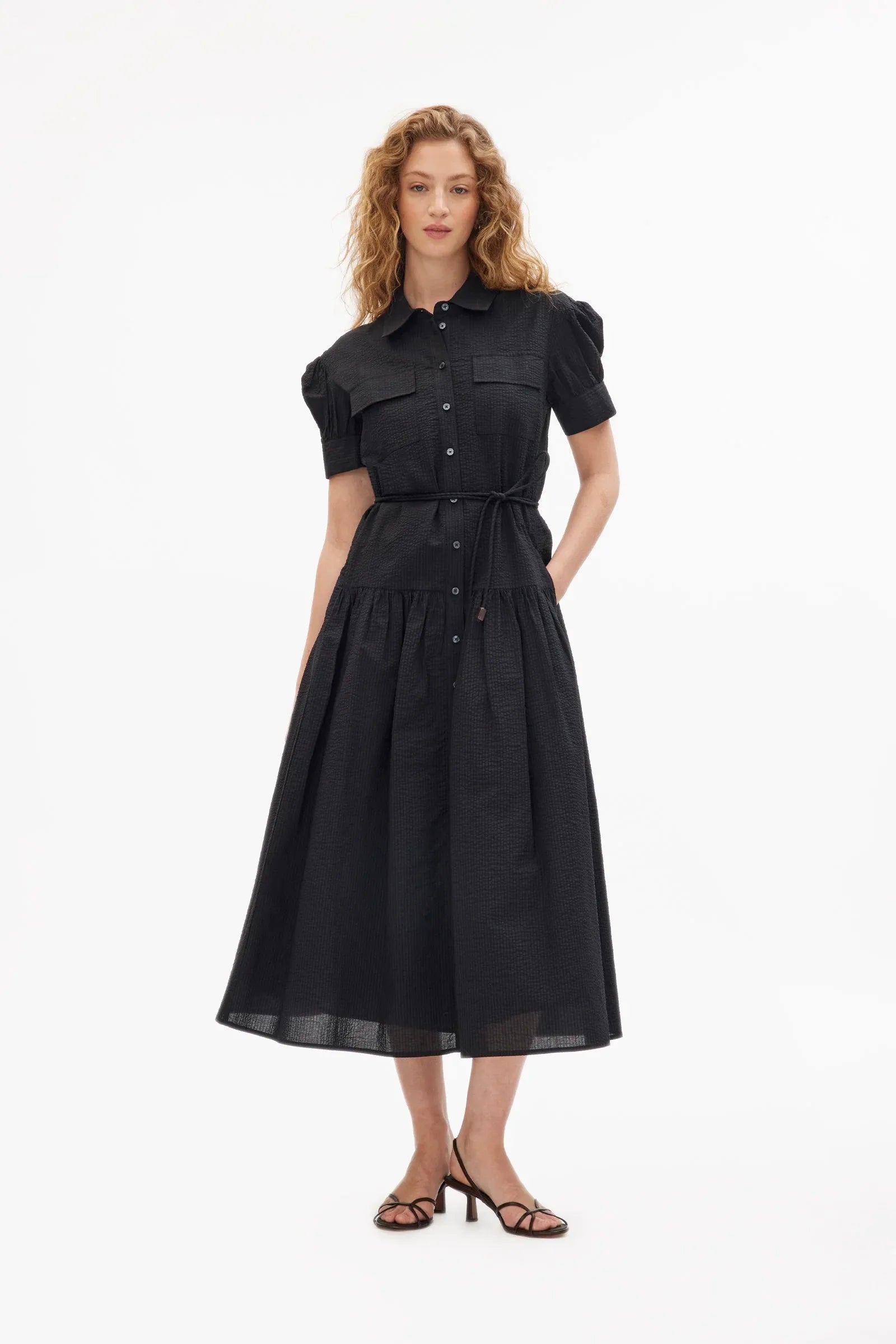 Carrington Dress In Black - Tanya Taylor – Tocca Finita